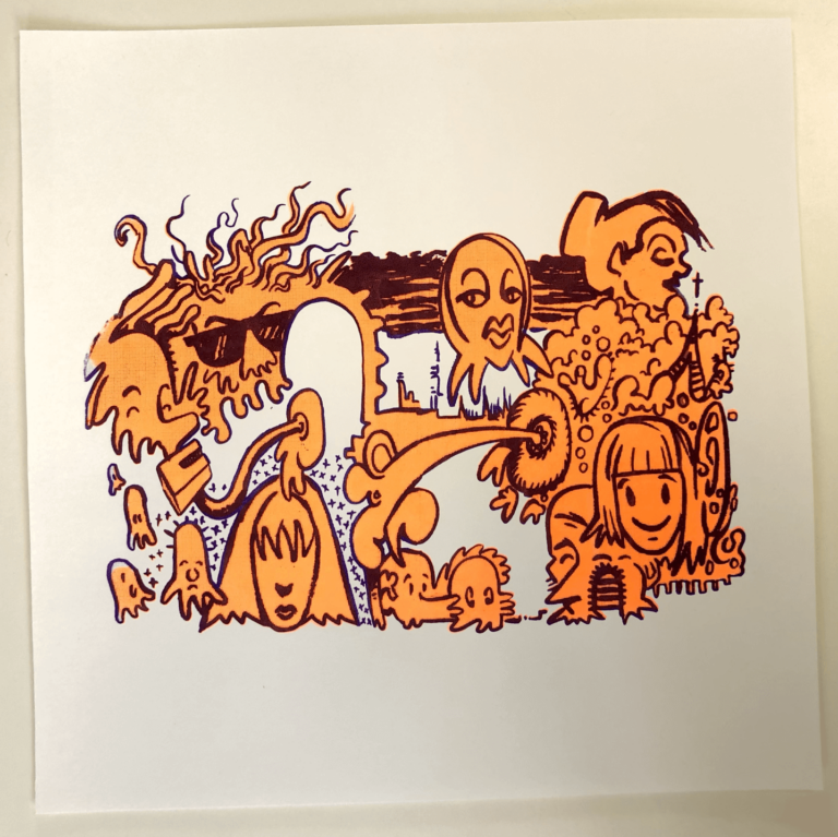 Orange Sponge - Sean Azzopardi | Stopwatch Gallery | Art Gallery